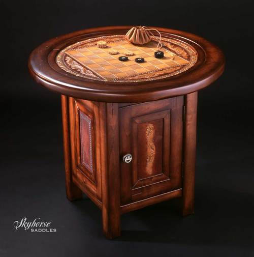 Leather Game Table – Skyhorse Saddles
